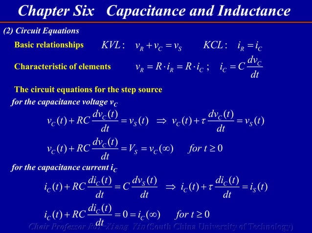 Chapter 06.ppt Capacitance and inductance | PPT