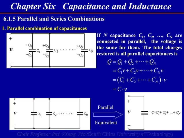 Chapter 06.ppt Capacitance and inductance | PPT