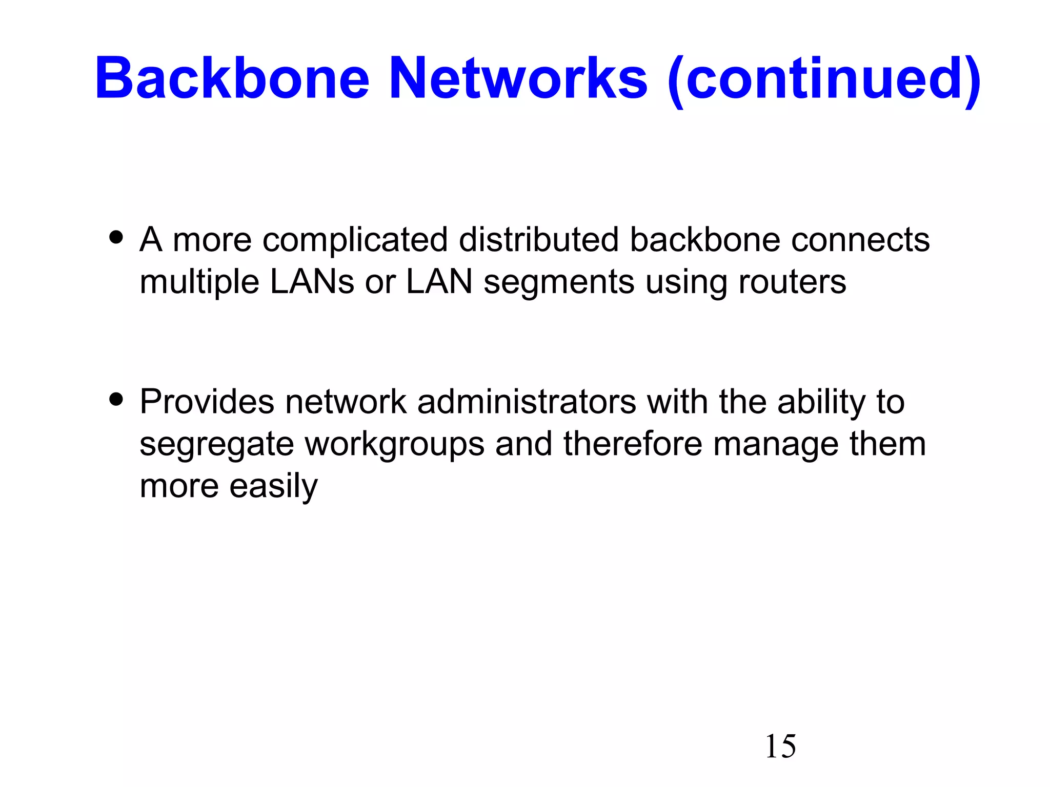 Chapter06 -- topologies and access methods | PPT | Computer Networking | Computing