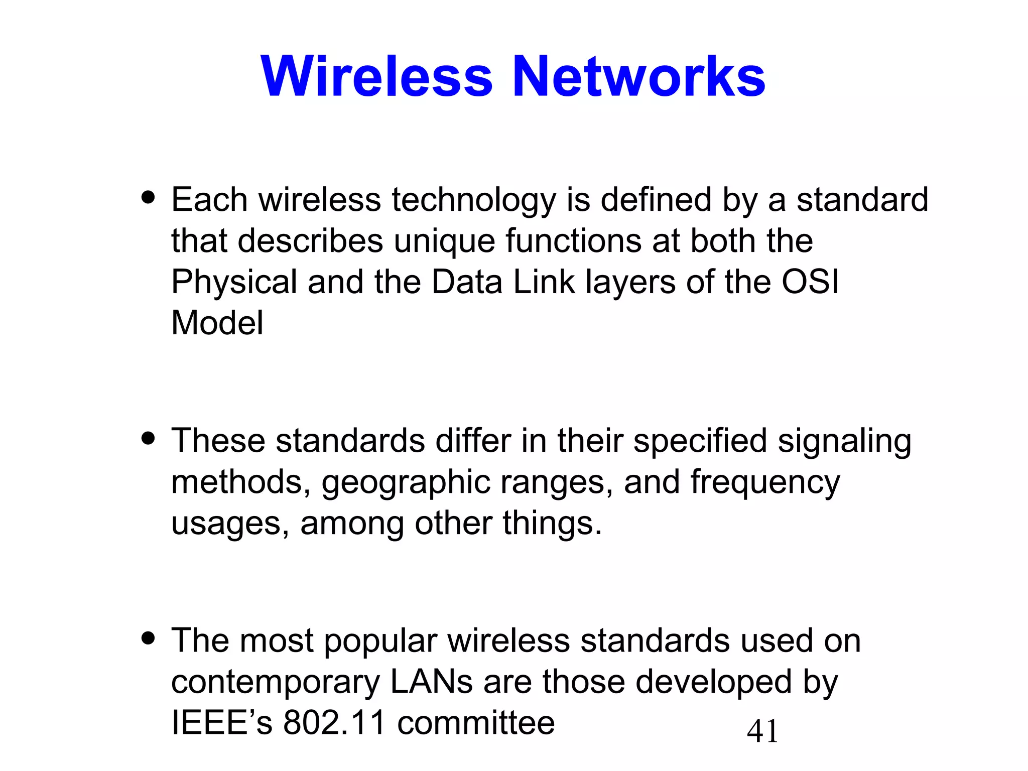 Chapter06 -- topologies and access methods | PPT | Computer Networking | Computing