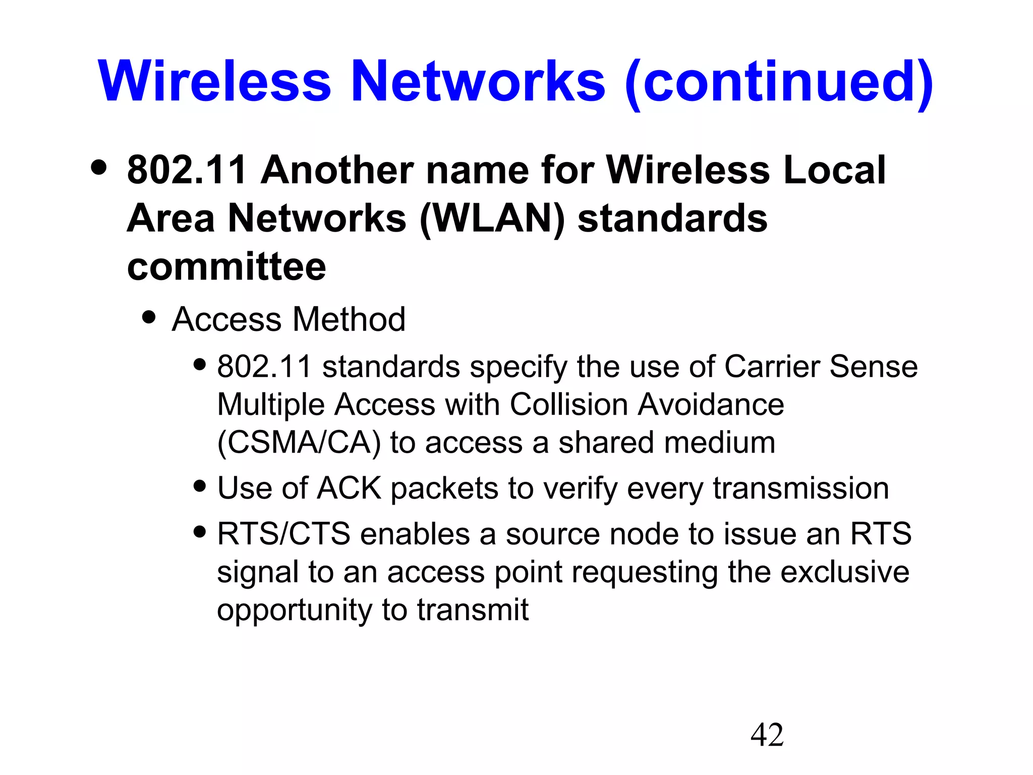 Chapter06 -- topologies and access methods | PPT | Computer Networking | Computing