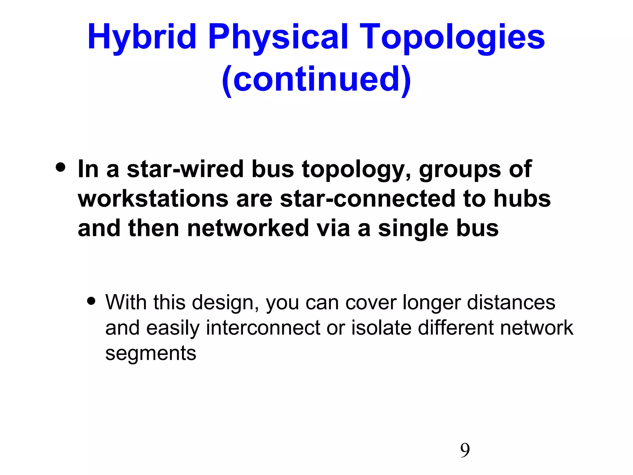 Chapter06 -- topologies and access methods | PPT | Computer Networking ...