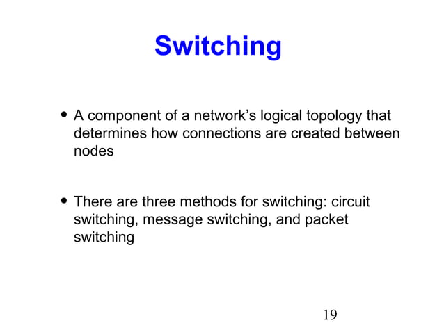 Chapter06 -- topologies and access methods | PPT | Computer Networking | Computing