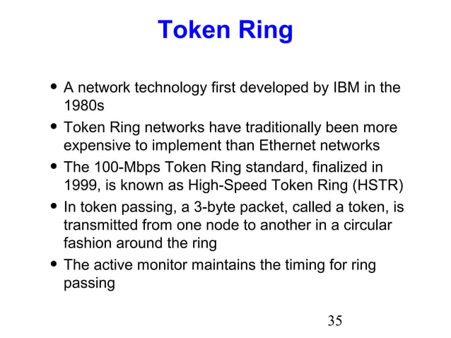 Chapter06 -- topologies and access methods | PPT | Computer Networking | Computing