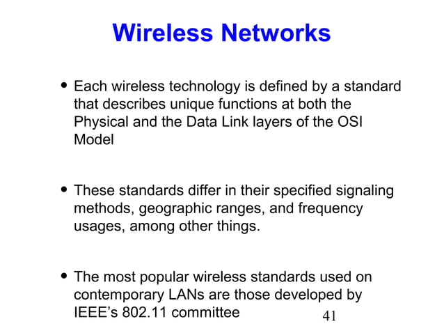Chapter06 -- topologies and access methods | PPT | Computer Networking | Computing