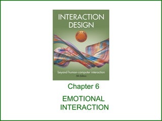 Interactive Design Chapter 6 - Emotional Interaction | PPTX