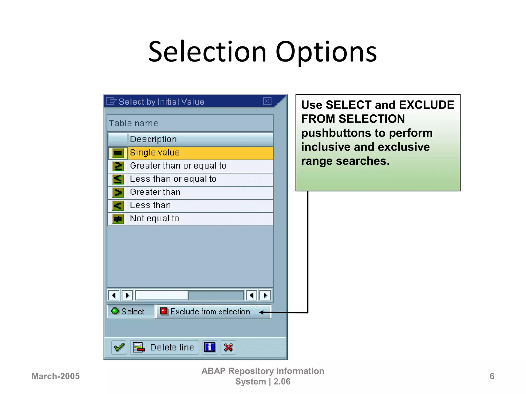 Chapter 06 abap repository information system1 | PPT | Search | Internet
