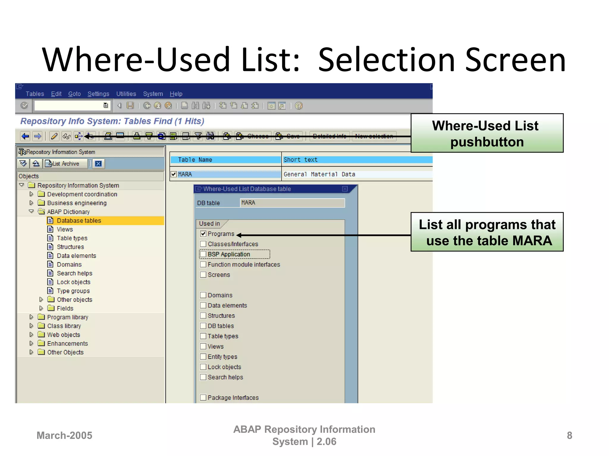 Chapter 06 abap repository information system1 | PPT