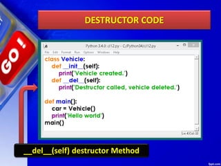 Chapter 06 constructors and destructors | PPTX