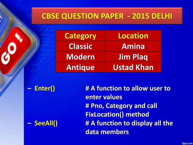 Chapter 06 constructors and destructors | PPT Chapter 06 constructors and destructors | PPT