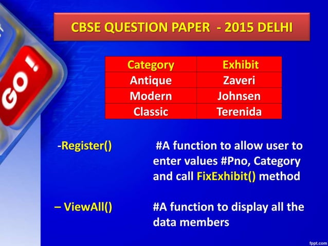 Chapter 06 constructors and destructors | PPT Chapter 06 constructors and destructors | PPT