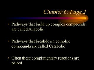 Chapter06 metabolism | PPT