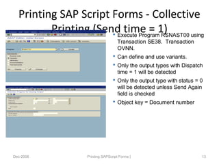 Chapter 06 printing sap script forms | PPT