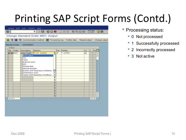 Chapter 06 Printing Sap Script Forms