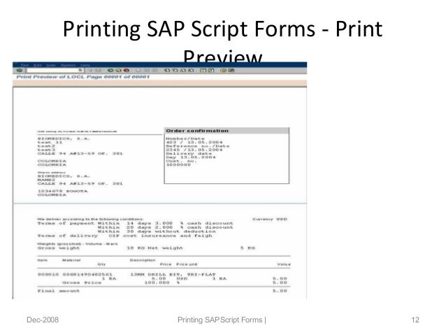Chapter 06 Printing Sap Script Forms