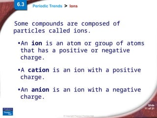 Chemistry chapter 6 Periodic table, trends.ppt