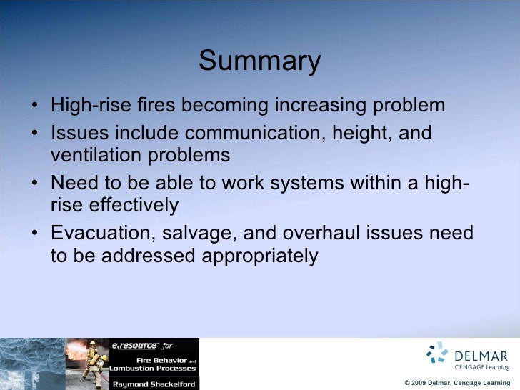 Chapter 07-High-Rise Building Fires