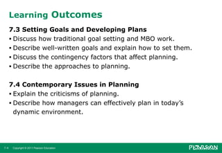 Chapter 7: Foundations of Planning | PPT