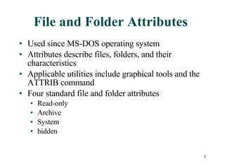 Chapter07 Advanced File System Management | PPT
