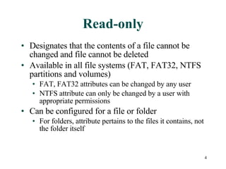 Chapter07 Advanced File System Management | PPT