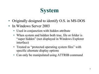 Chapter07 Advanced File System Management | PPT