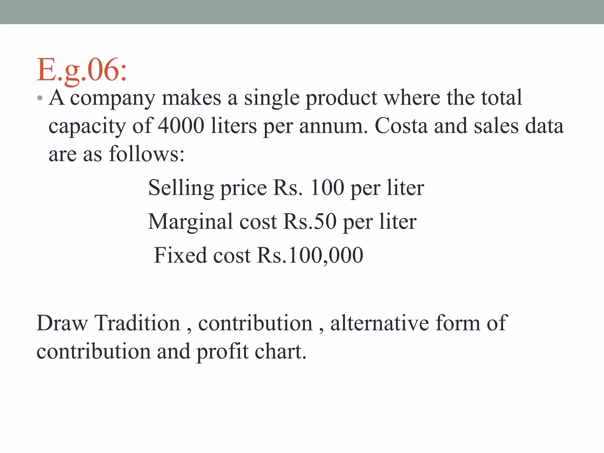 Chapter 07 Marginal Costing | PPTX