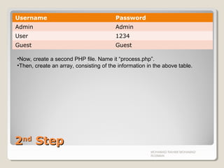 Chapter 07 php forms handling | PPT