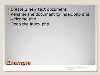 Chapter 07 php forms handling | PPT