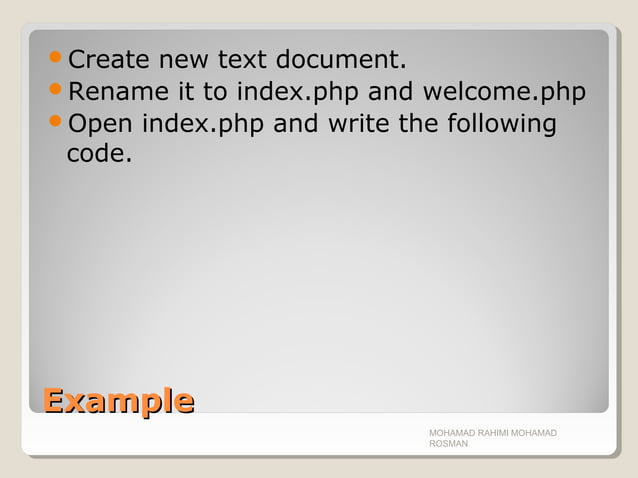 Chapter 07 php forms handling | PPT