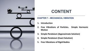 Chapter 07 - Vibration and damping of structure | PPT