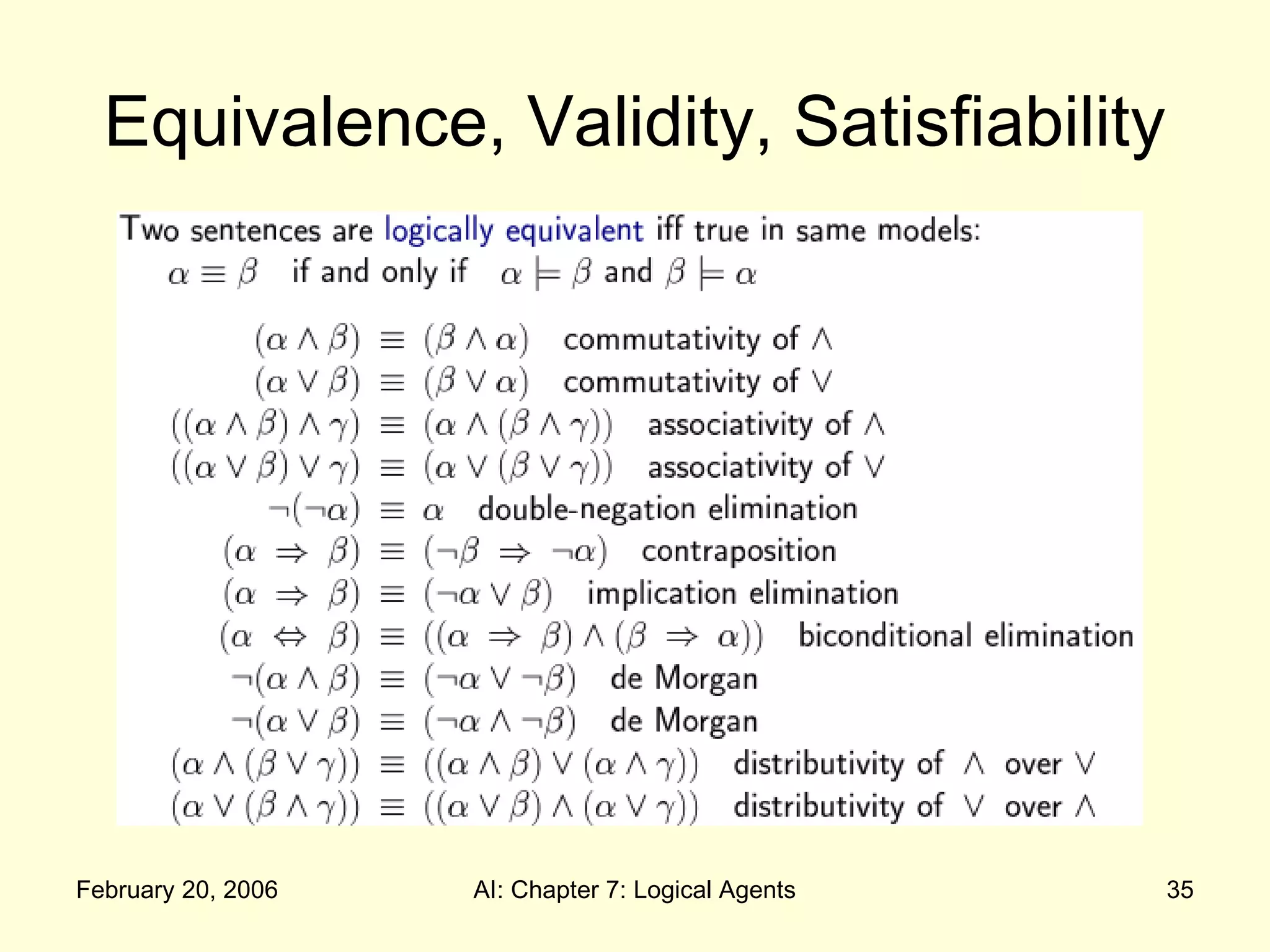 Logical Agents | PPT