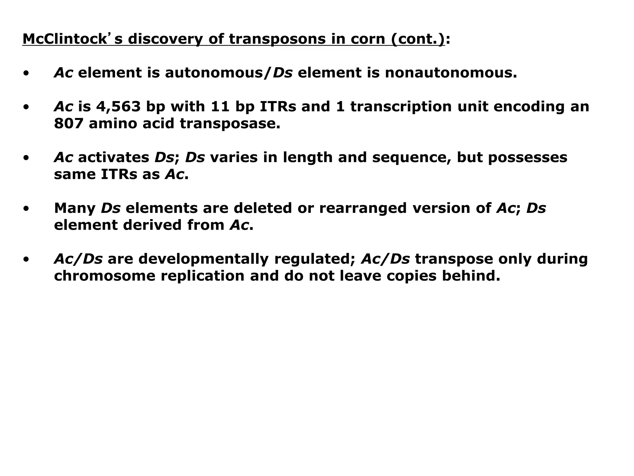 Transposable Elements In Prokaryotes Ppt Programming Languages