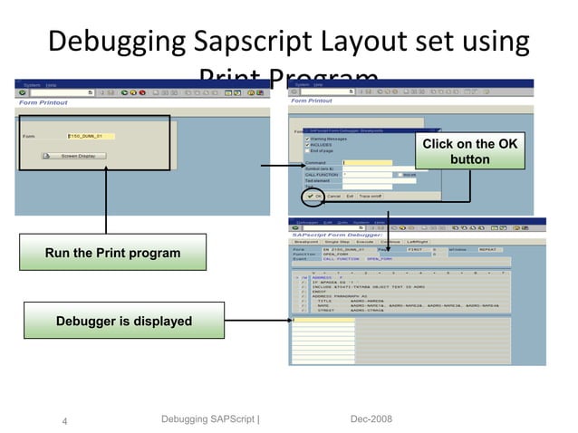 Chapter 07 debugging sap scripts | PPT