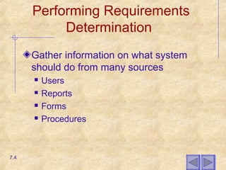 Chapter07 determining system requirements | PPT
