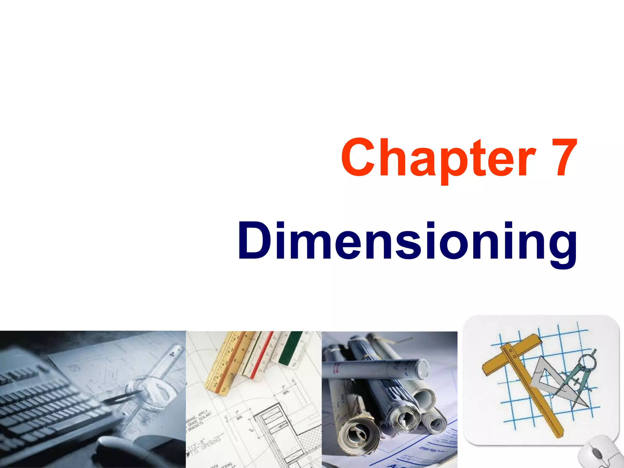 Engineering Drawing: Chapter 07 dimensioning | PPT