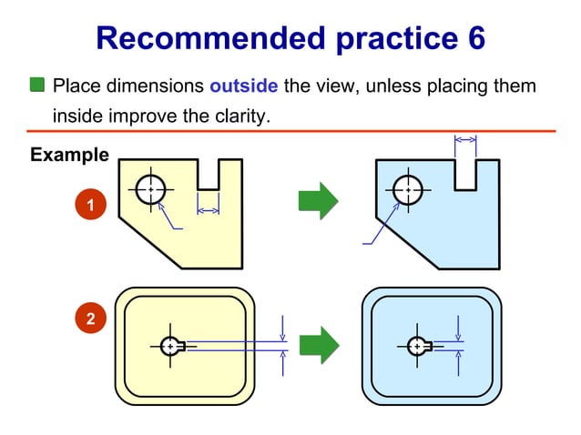 Engineering Drawing: Chapter 07 dimensioning | PPT
