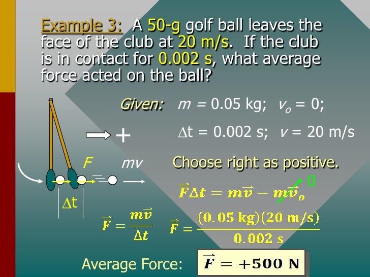 Chapter 07 impulse and momentum
