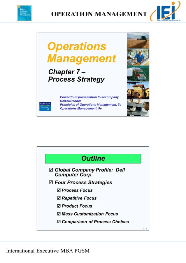 Chapter 07 process_strategy | PDF | Business Administration | Business