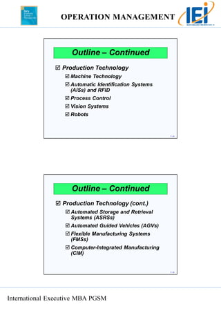 Chapter 07 process_strategy | PDF