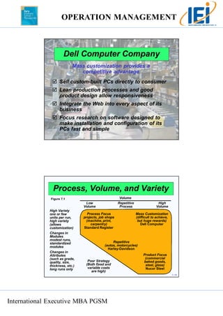 Chapter 07 process_strategy | PDF