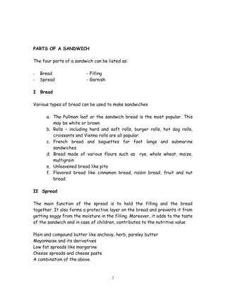 Chapter 07 sandwiches | DOC