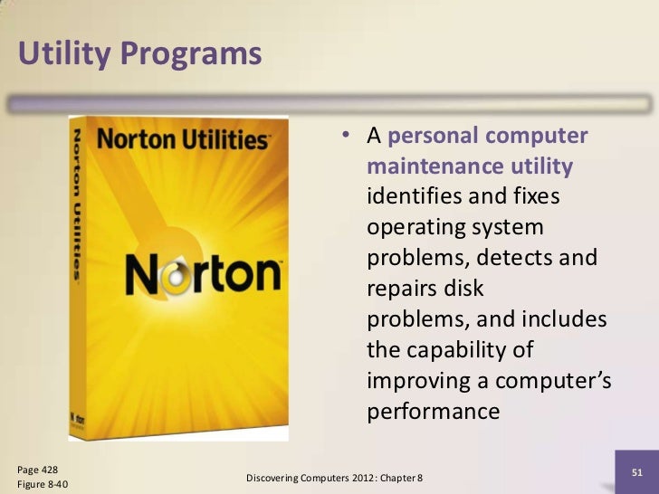 CH08-Types of Utility programs and Operating System