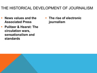Chapter 8: Journalism | PPT