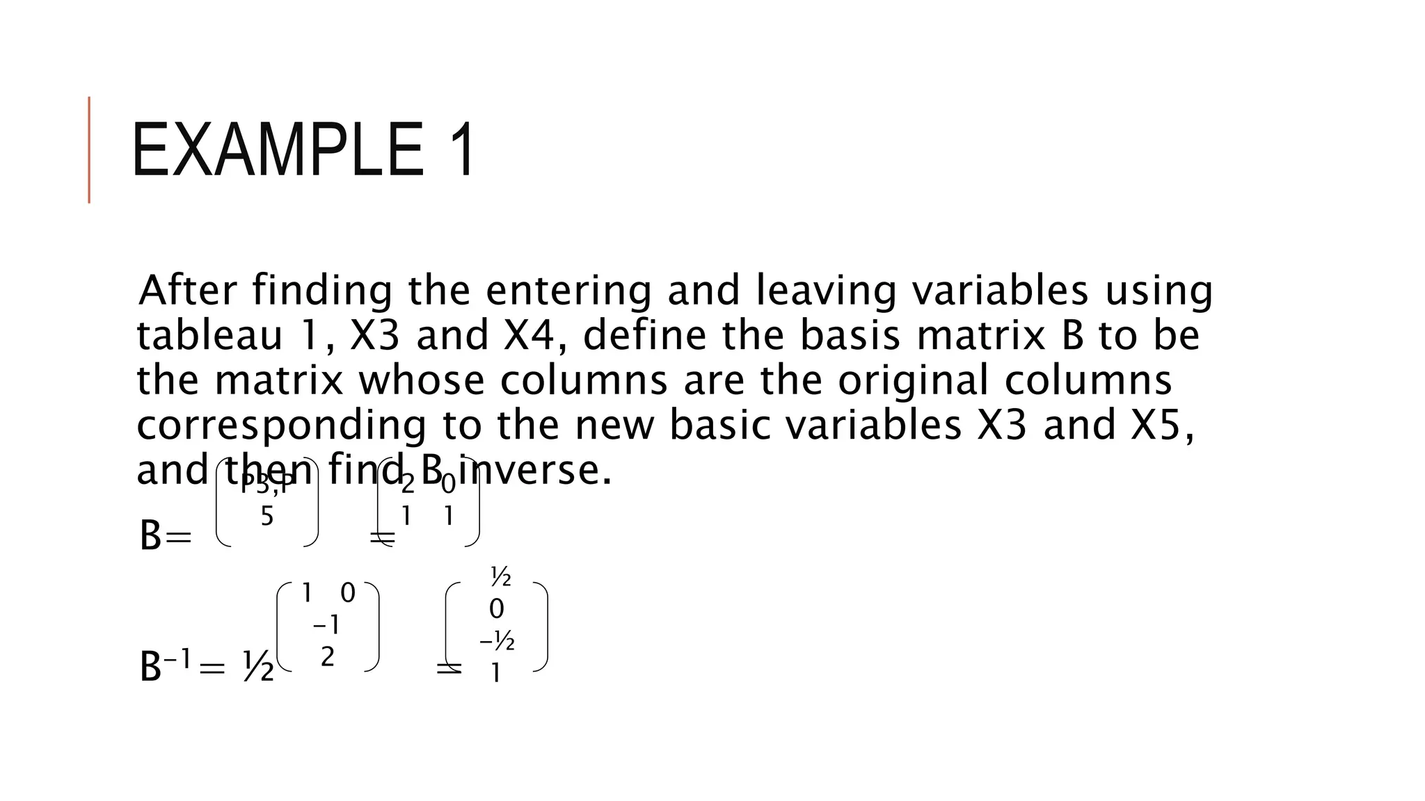 Operation research - the revised simplex method | PPTX