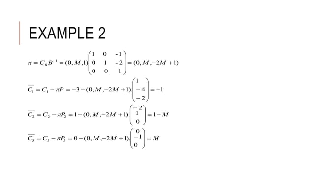 Operations Research - The Revised Simplex Method | PPT