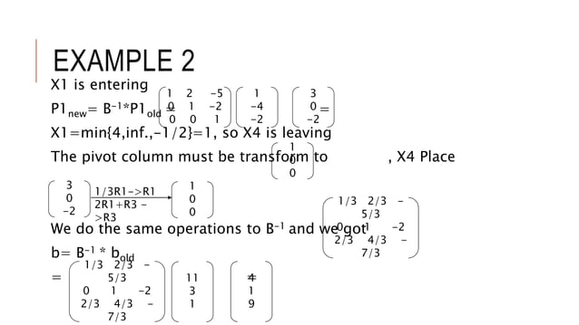 Operations Research - The Revised Simplex Method | PPT