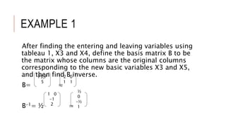 Operations Research - The Revised Simplex Method | PPTX