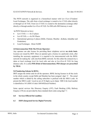 Chapter08.pstn network and services | PDF
