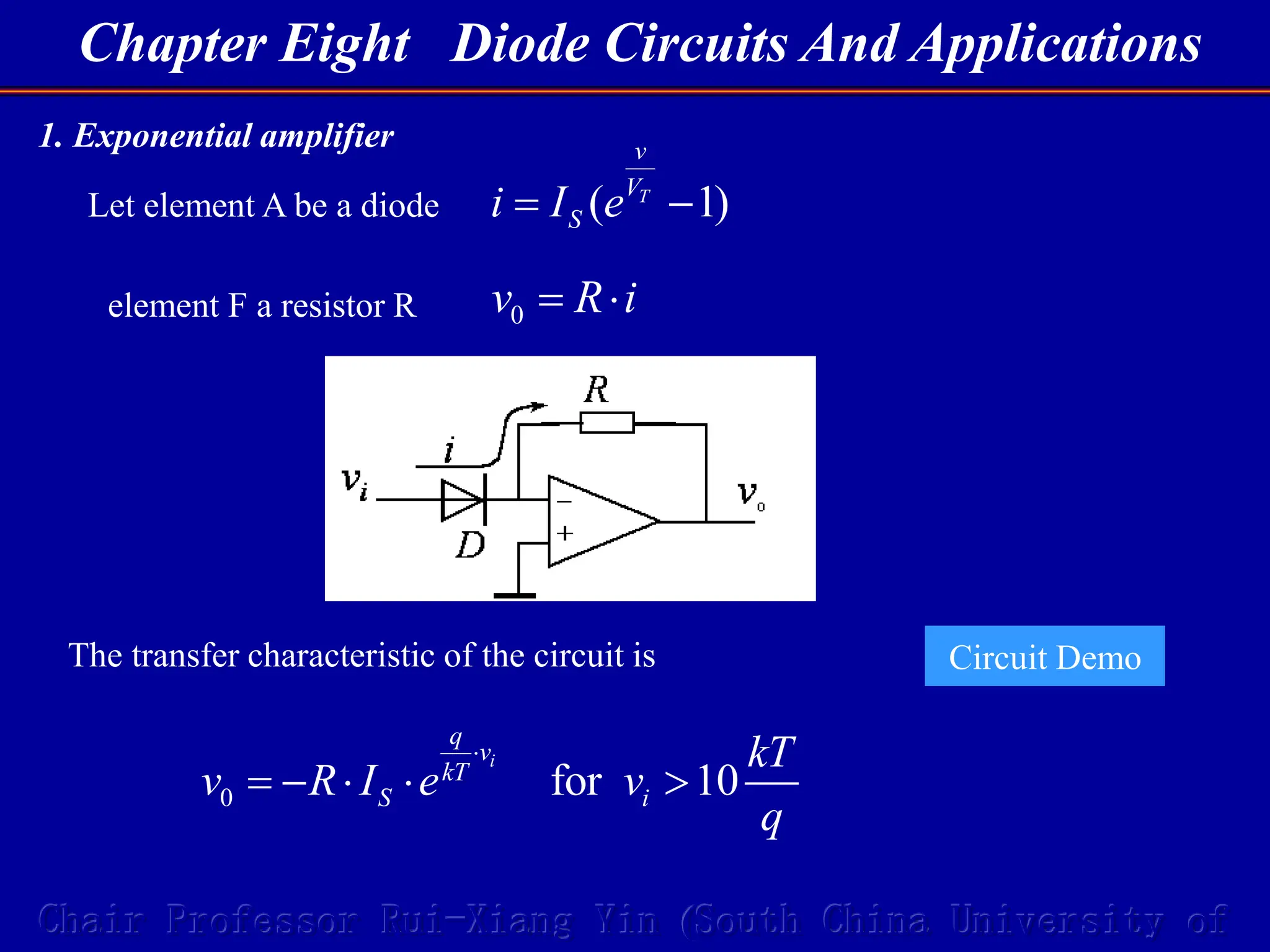 Chapter 08.ppt Diode Circuit and applications | PPT