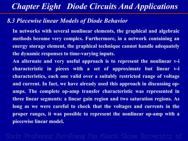 Chapter 08.ppt Diode Circuit and applications | PPT